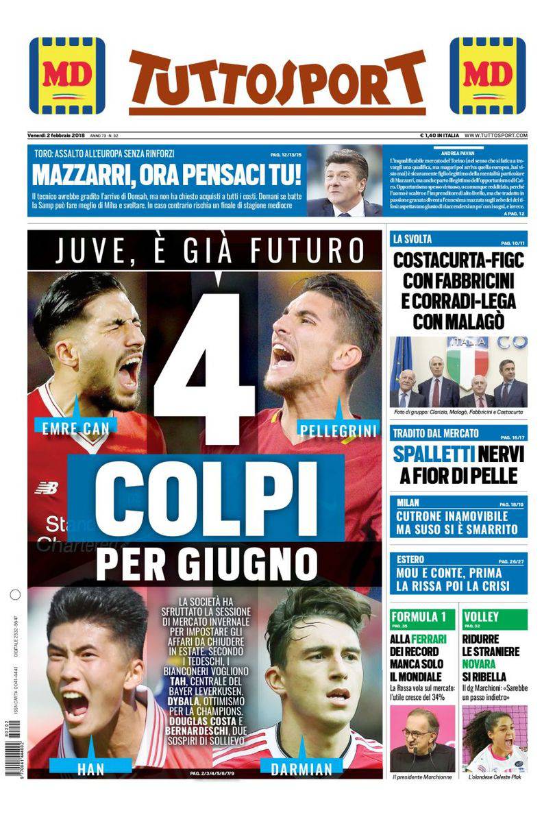Tuttosport - I titoli sull'Inter