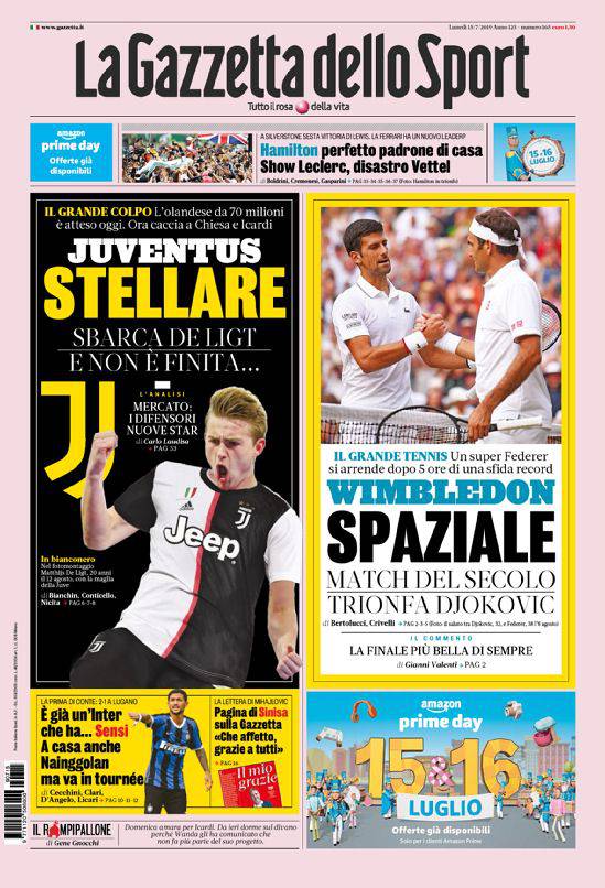 Gazzetta dello Sport - E' già un'Inter che ha... Sensi
