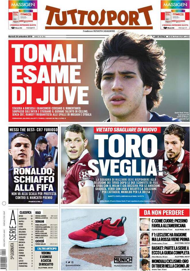 Tuttosport - Inter, ecco i tuoi Milinkovic - InterLive.it